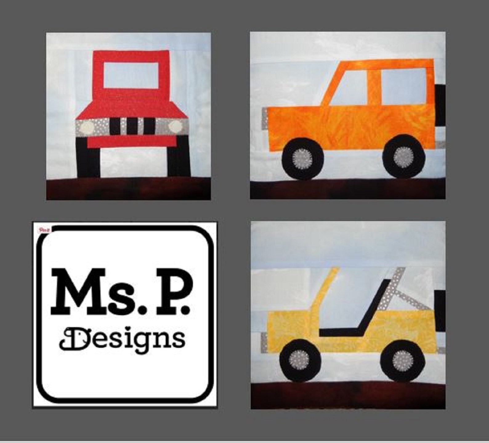 Jeep 4X4 SUV or Ute Vehicle PDF Quilt Pattern Bundle - Etsy
