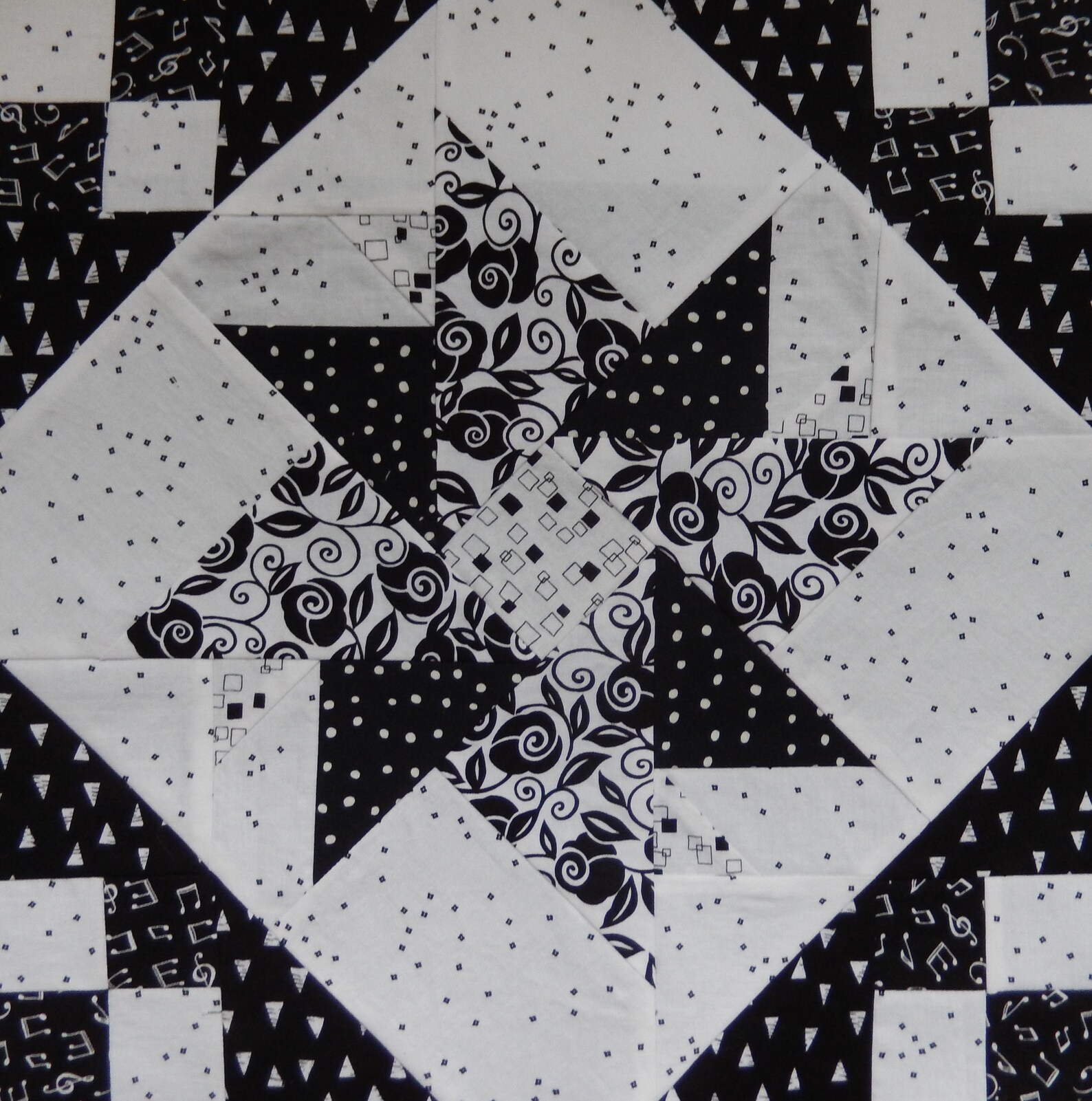 Double Aster PDF Pieced Quilt Block Pattern - Etsy