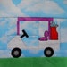 Golf Cart PDF Quilt Block Pattern - Etsy