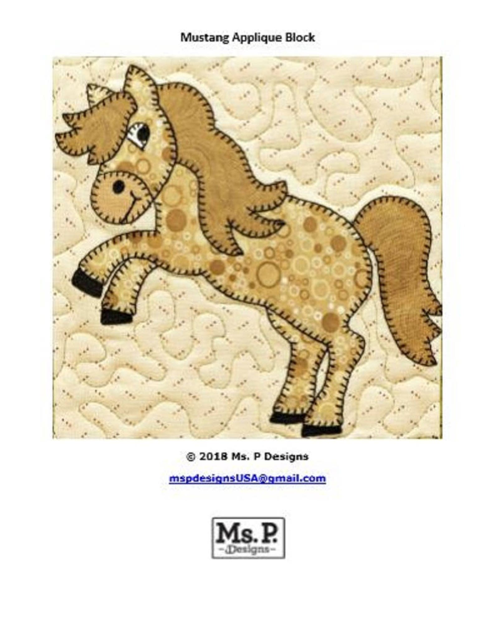 Mustang Horse PDF Quilt Block Pattern - Etsy