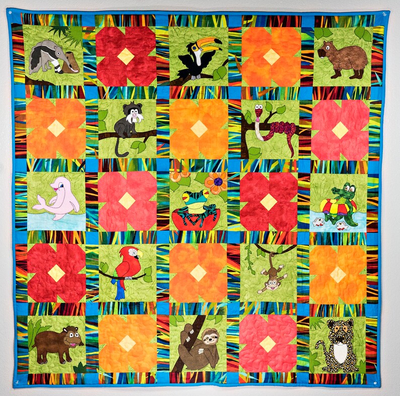 Monkey PDF Applique Quilt Block Pattern - Etsy