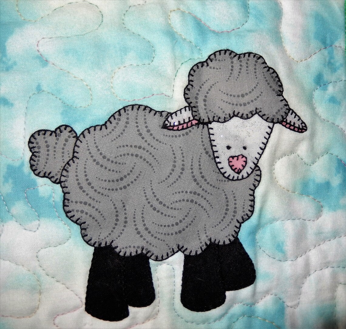 Lamb or Sheep PDF Applique Quilt Block Pattern - Etsy