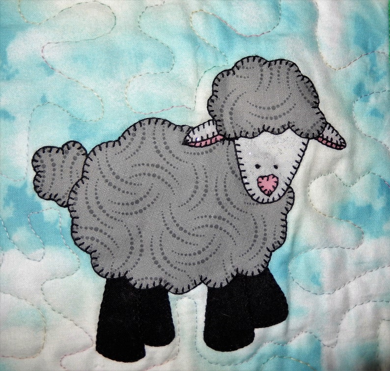 Lamb or Sheep PDF Applique Quilt Block Pattern - Etsy