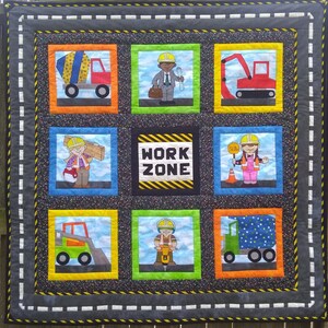Construction Equipment PDF Quilt Pattern - Etsy