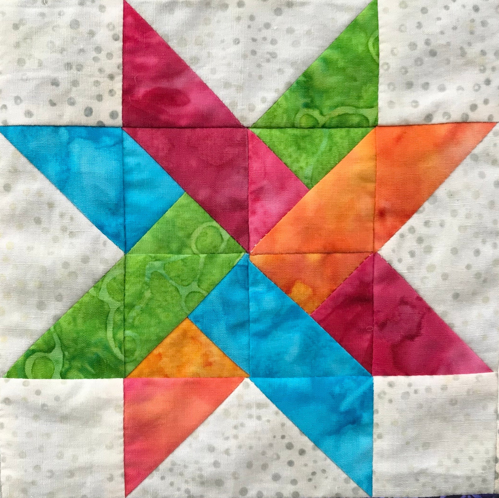 Woven Star PDF Pieced Quilt Block Pattern - Etsy