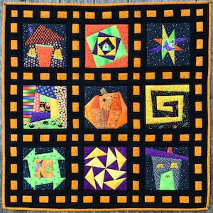 Wonky Square in Square PDF Quilt Block Pattern - Etsy