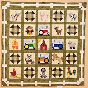 Goat PDF Applique Quilt Block Pattern - Etsy