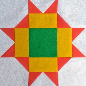 Easy Star PDF Pieced Quilt Block Pattern - Etsy