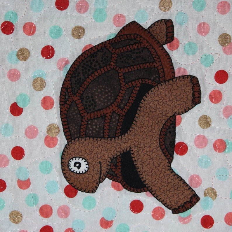 Turtle or Tortoisepdf Quilt Block Pattern - Etsy