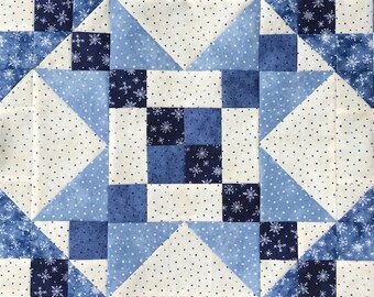 Florida Star PDF Pieced Quilt Block Pattern | Etsy