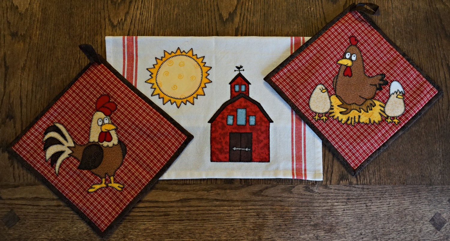 Big Red Barn PDF Applique Quilt Block Pattern - Etsy