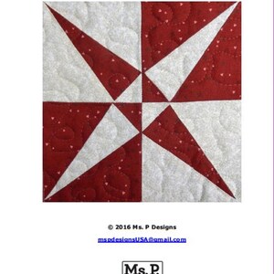 Crossed Canoes PDF Quilt Block Pattern - Etsy Canada
