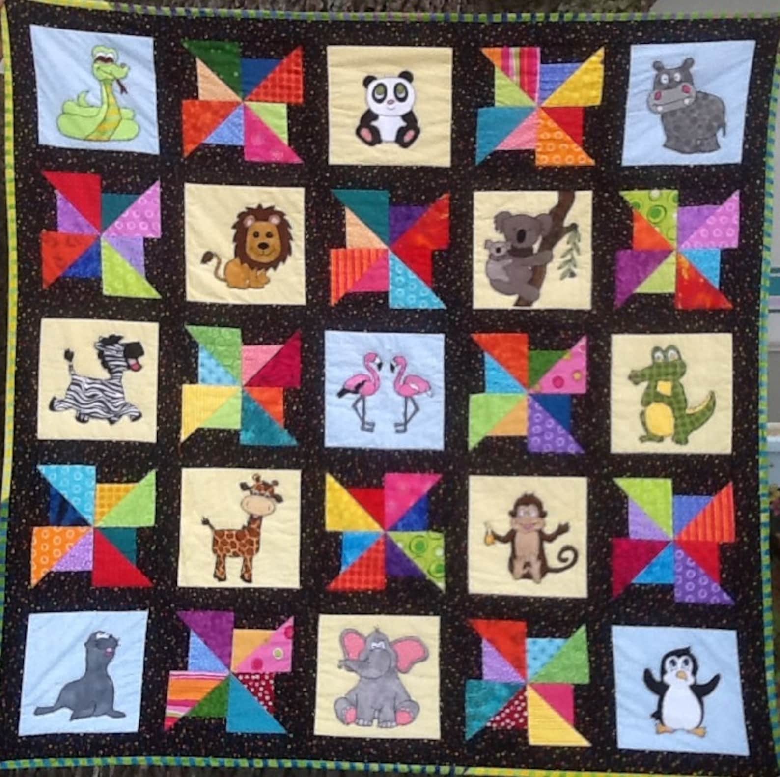 Koala PDF Applique Quilt Block Pattern - Etsy