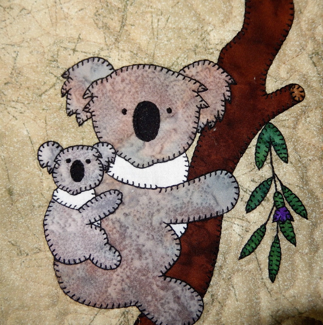Koala PDF Applique Quilt Block Pattern - Etsy