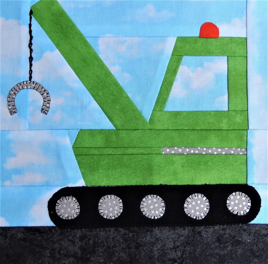 Crane Equipment PDF Quilt Block Pattern - Etsy
