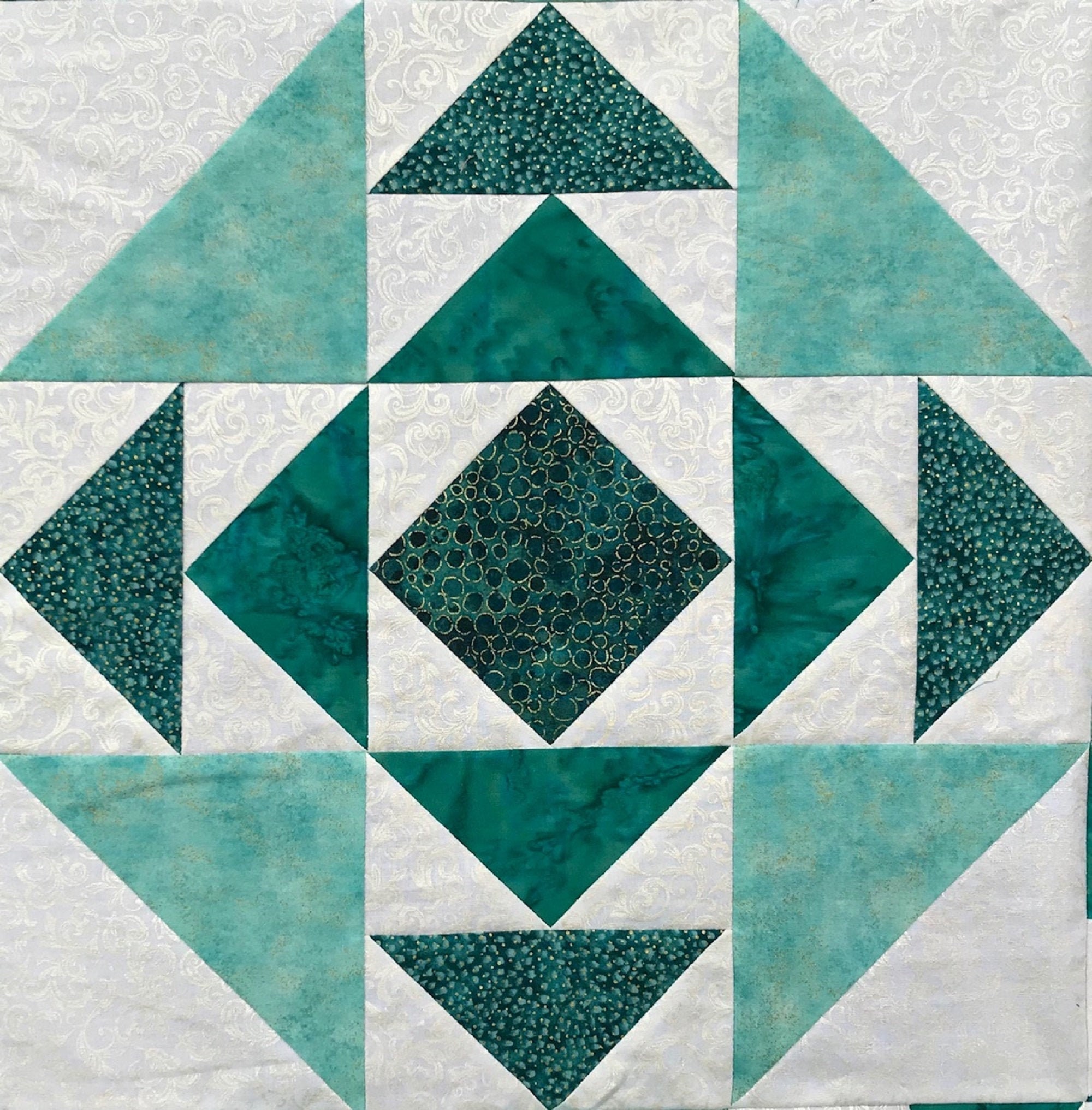 Cups and Saucers PDF Pieced Quilt Block Pattern - Etsy