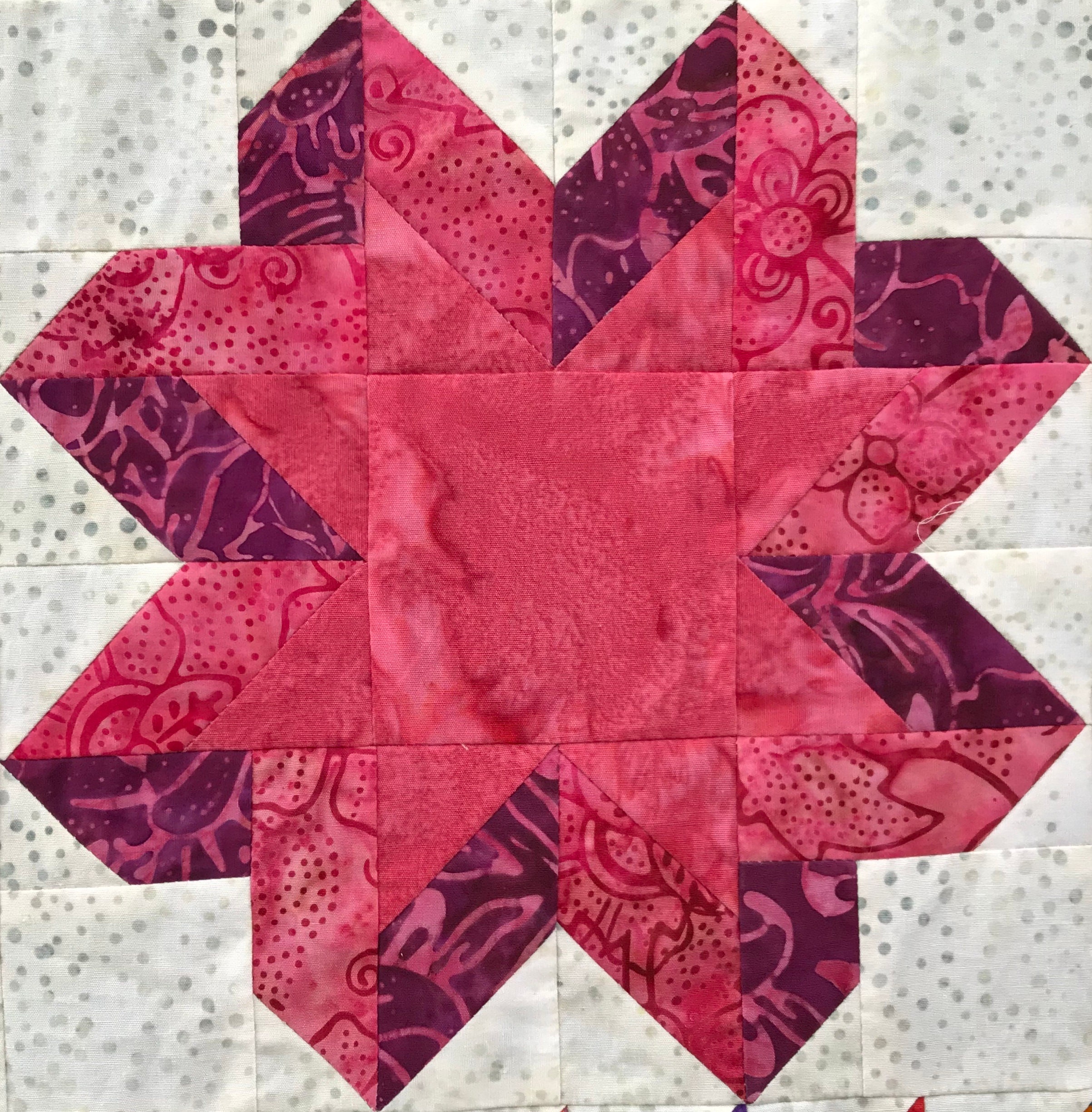 Ribbon Star PDF Pieced Quilt Block Pattern - Etsy