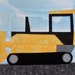 Bulldozer or Earthmover PDF Quilt Block Pattern - Etsy