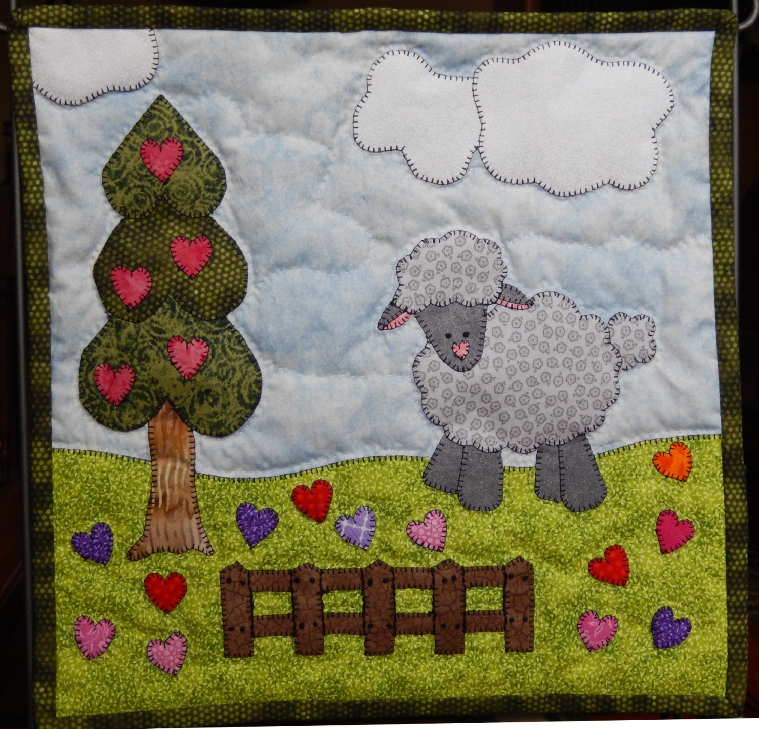Lamb or Sheep PDF Applique Quilt Block Pattern - Etsy
