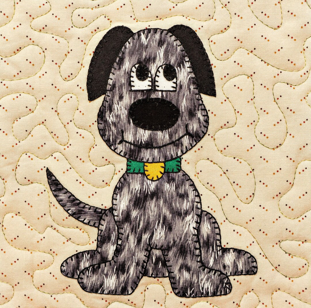 Dog or Puppy PDF Applique Pattern - Etsy