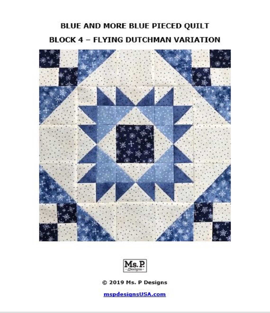 King's Crown PDF Quilt Block Pattern - Etsy