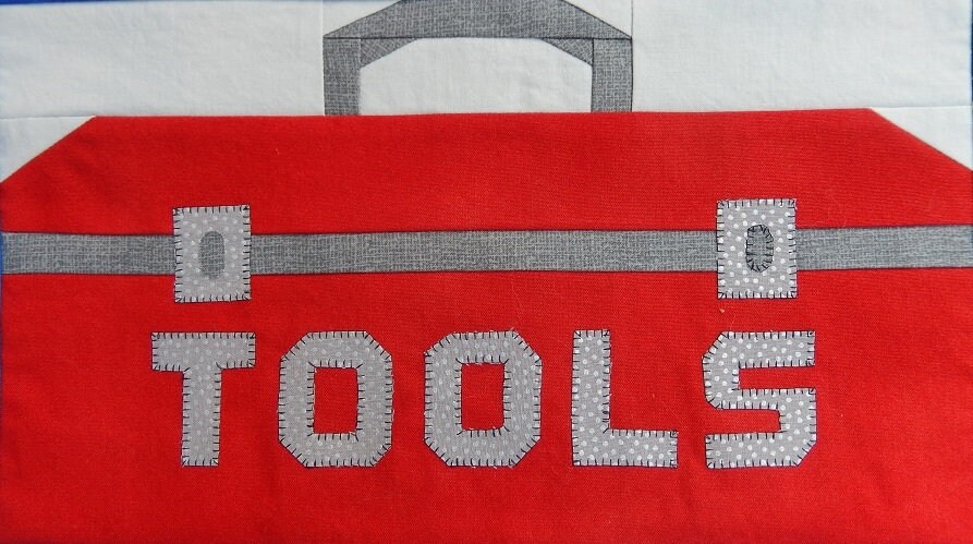 Tool Box PDF Pieced Quilt Block Pattern - Etsy