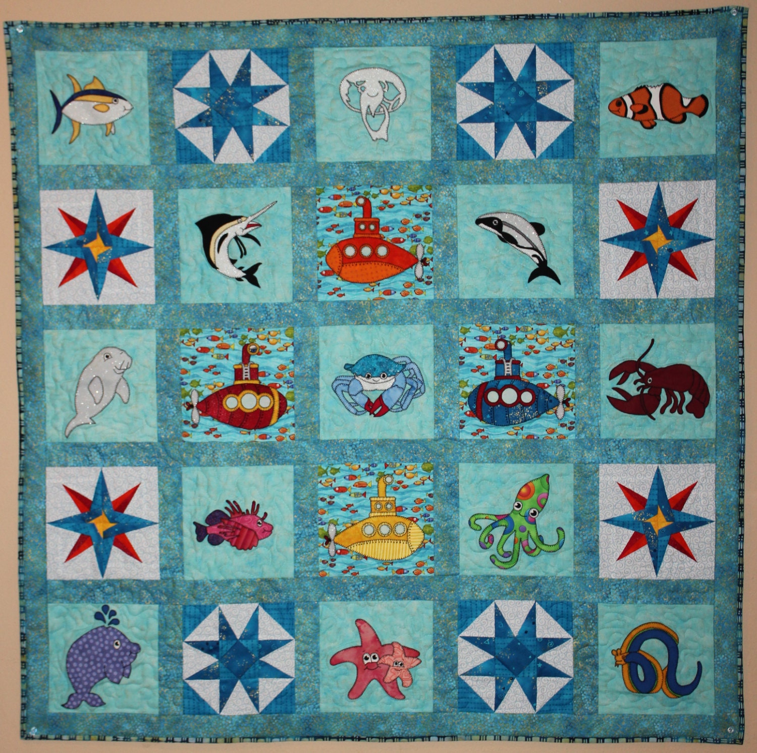 Storm at Sea PDF Quilt Pattern - Etsy