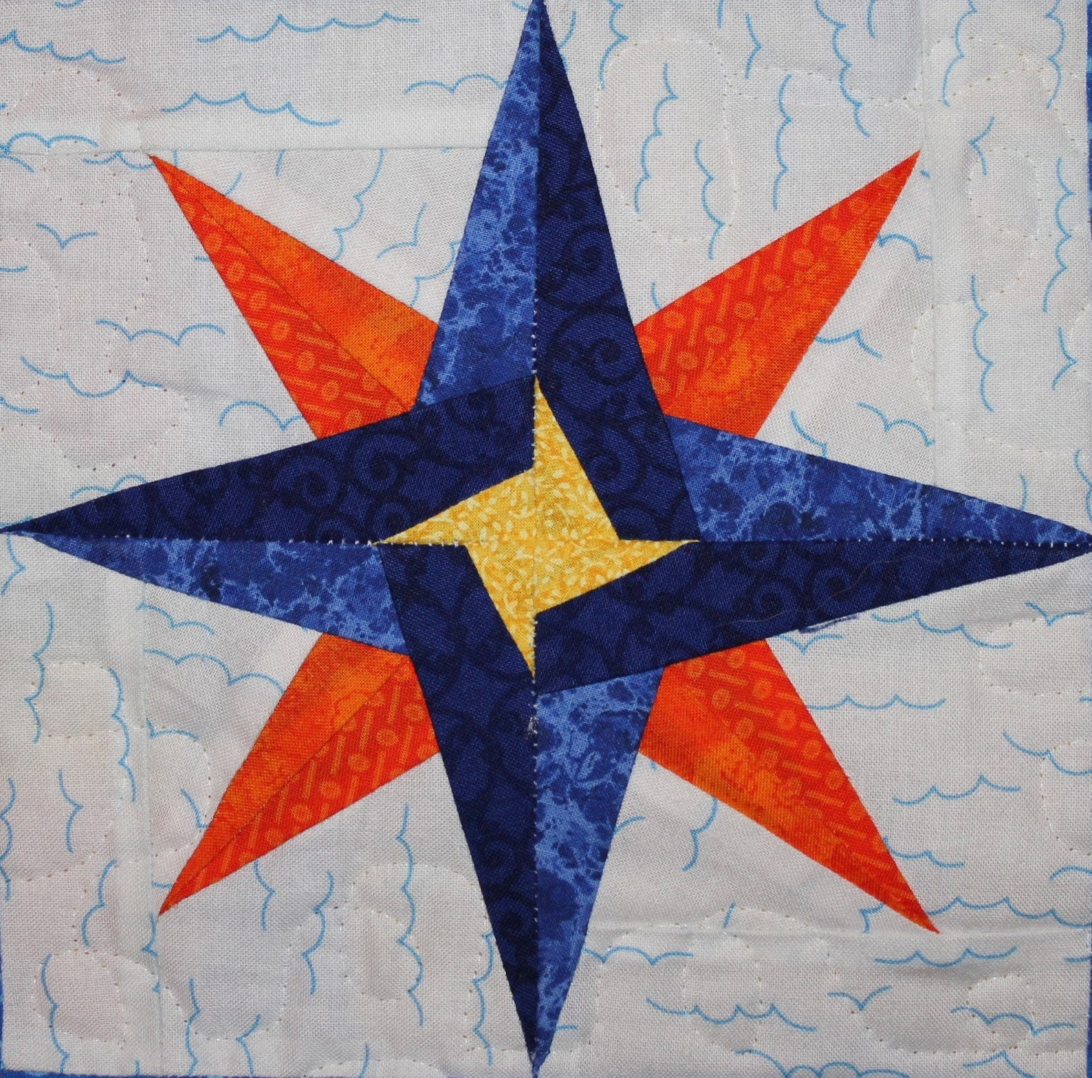 Mariner's Star PDF Quilt Block Pattern - Etsy