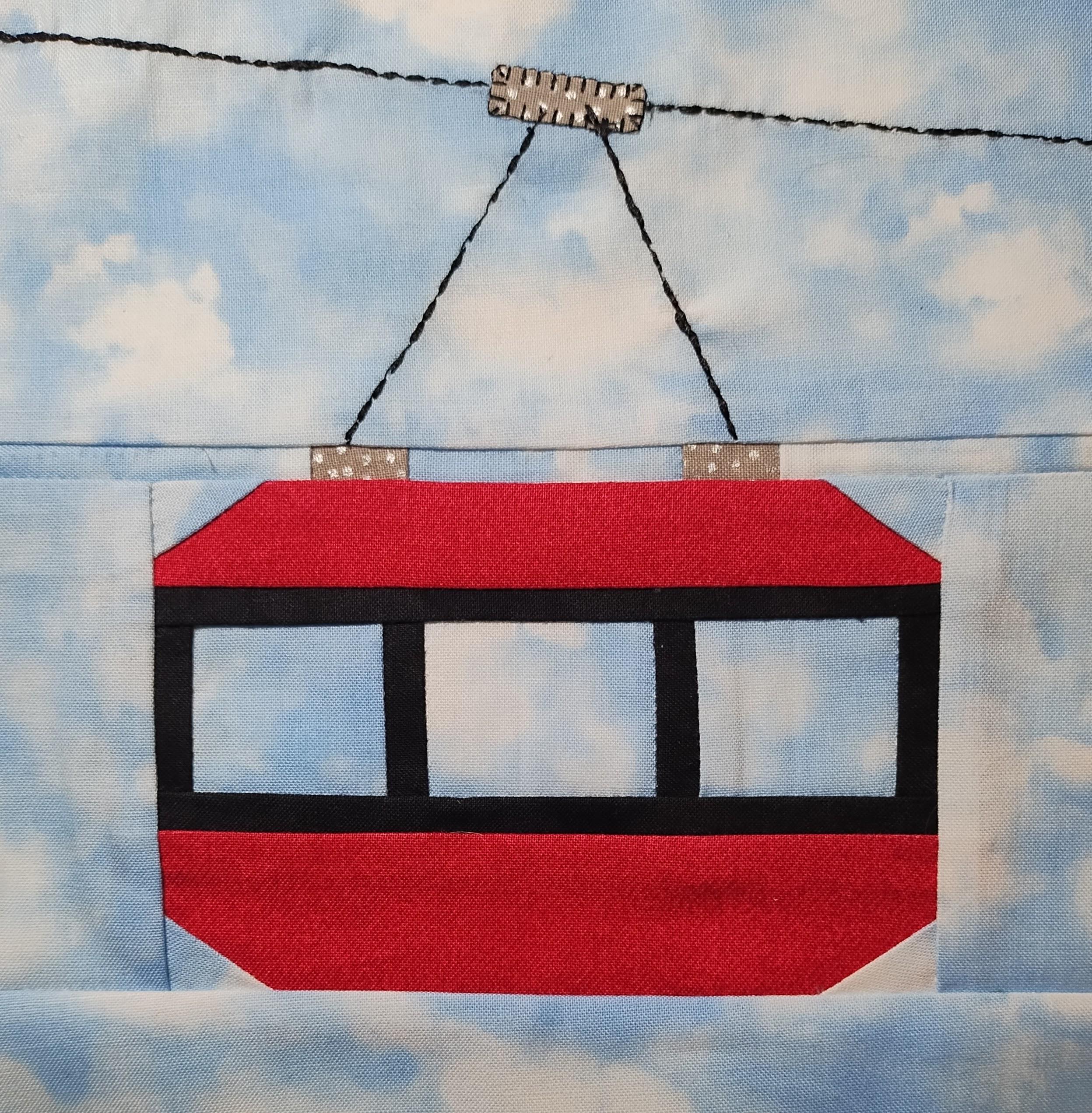 Ski Gondola PDF Quilt Block Pattern - Etsy