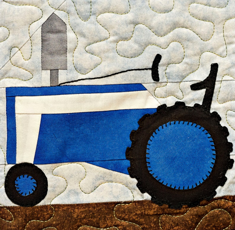Tractor PDF Quilt Block Pattern - Etsy