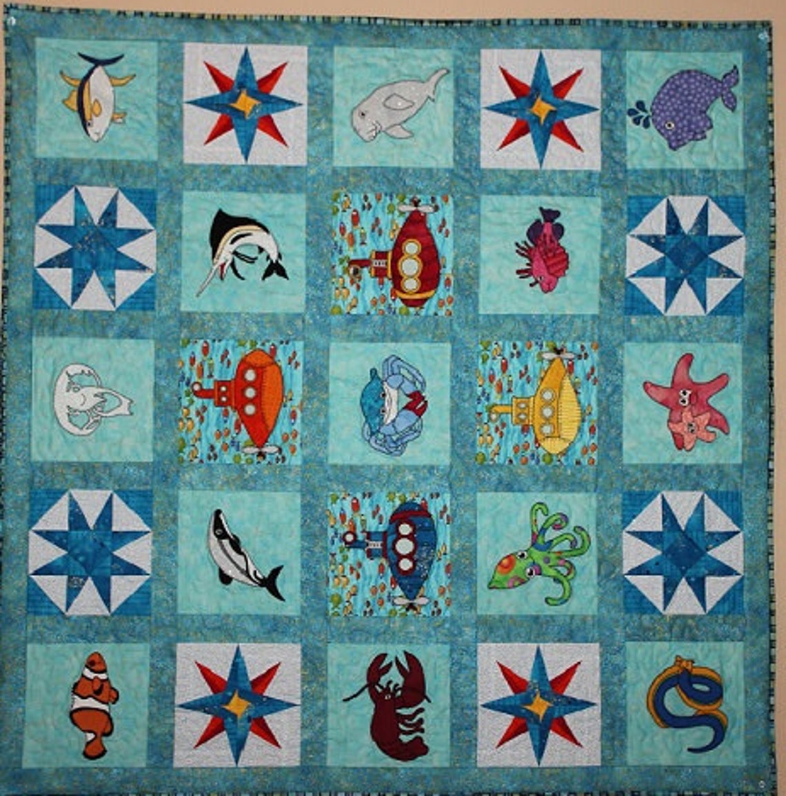 Sea Stars or Starfish PDF Quilt Block Pattern - Etsy