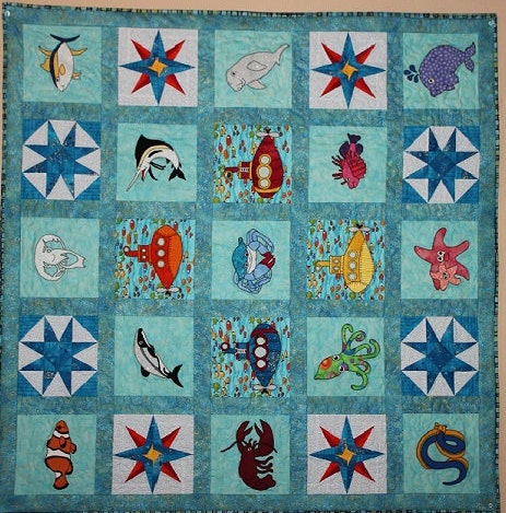 Sea Stars or Starfish PDF Quilt Block Pattern - Etsy