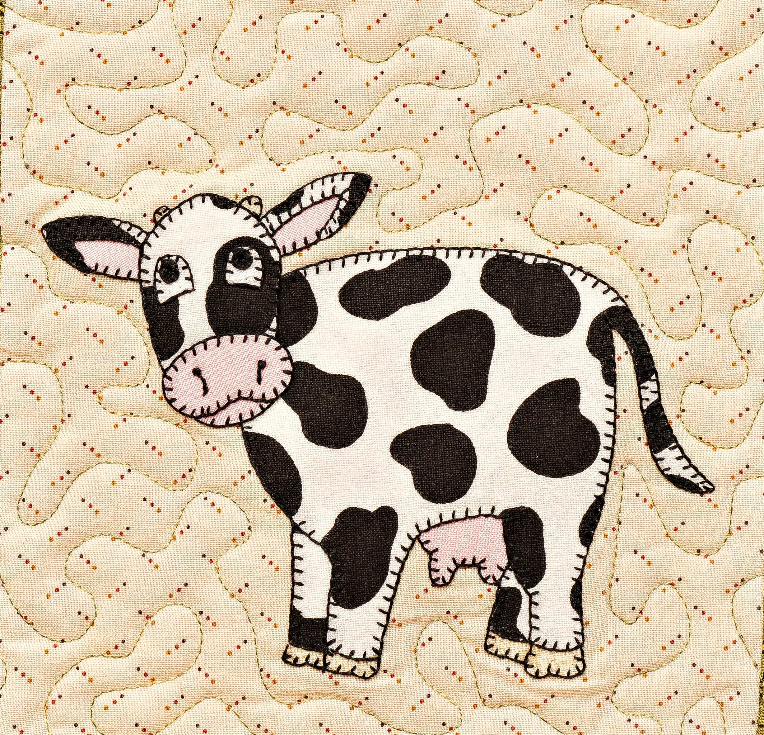 Cow PDF Applique Quilt Block Pattern - Etsy