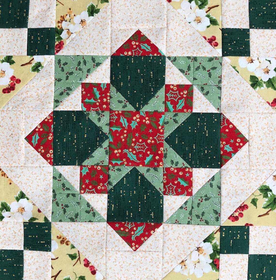 Hidden Star PDF Pieced Quilt Block Pattern - Etsy