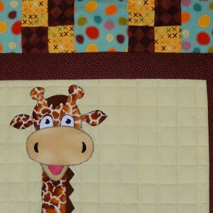 Giraffe Applique Baby Quilt PDF Pattern - Etsy