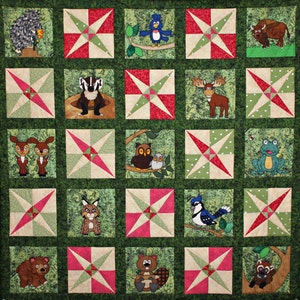Moose PDF Applique Quilt Block Pattern - Etsy