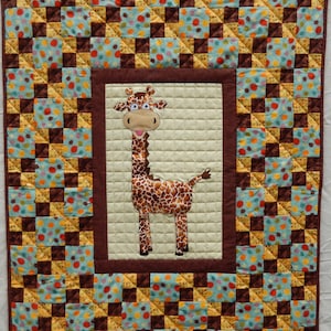 Giraffe Applique Baby Quilt PDF Pattern - Etsy