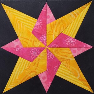 Pieced Star PDF Quilt Block Pattern - Etsy