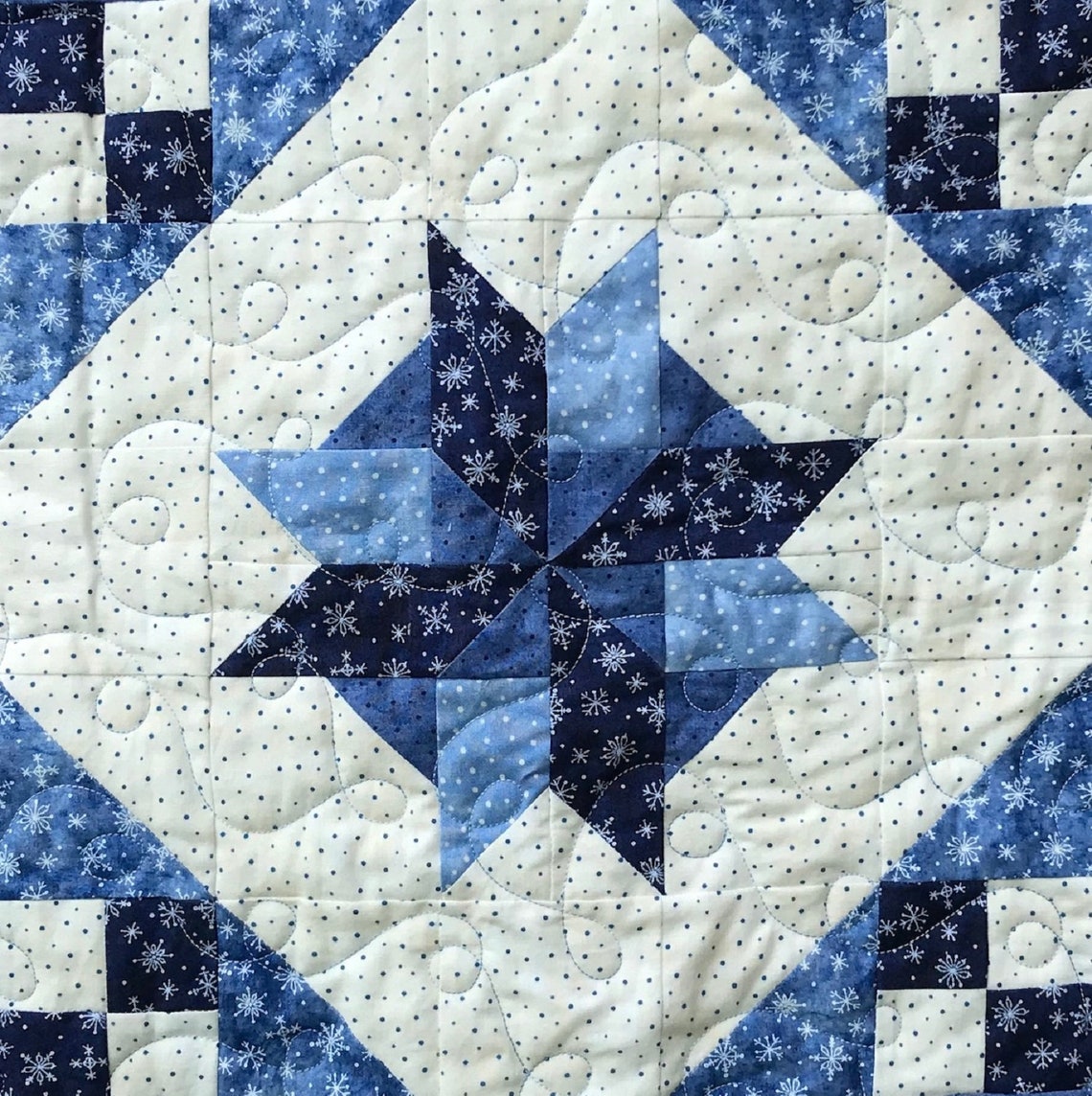 Pinwheel Star PDF Pieced Quilt Block Pattern - Etsy