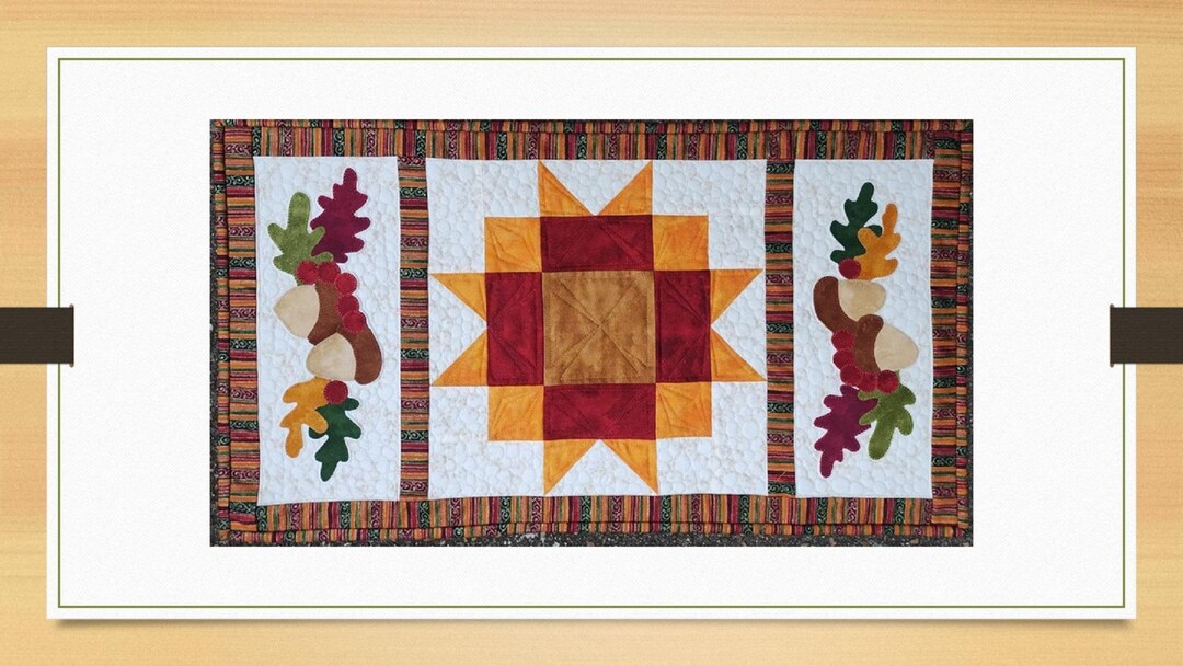 Autumn Table Topper PDF Pattern - Etsy