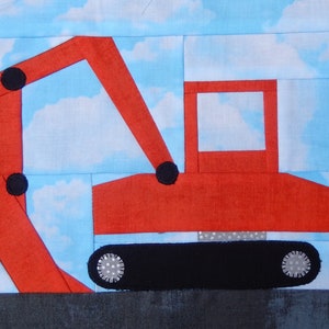 Construction Equipment PDF Quilt Pattern - Etsy