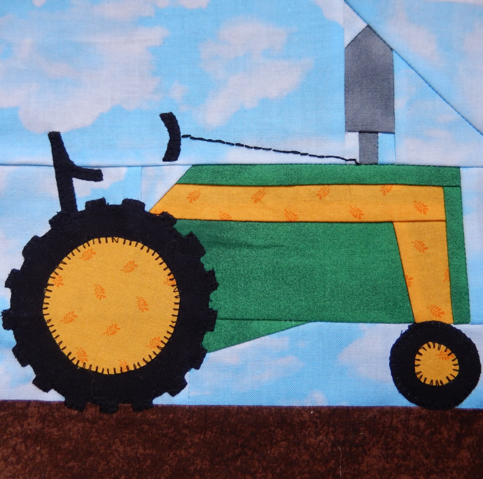 Tractor PDF Quilt Block Pattern - Etsy