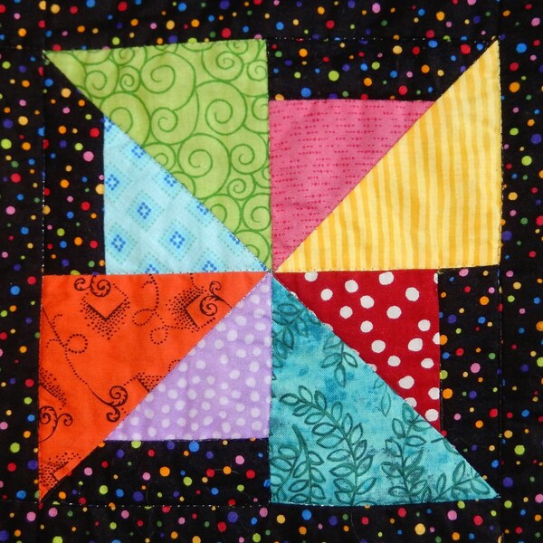 Pinwheel Quilt - Etsy