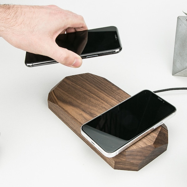 Wooden Phone Charger - Etsy