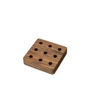 Wooden Pen Stand, Minimalist Handmade Pencil Holder Desk, Oak Desk ...