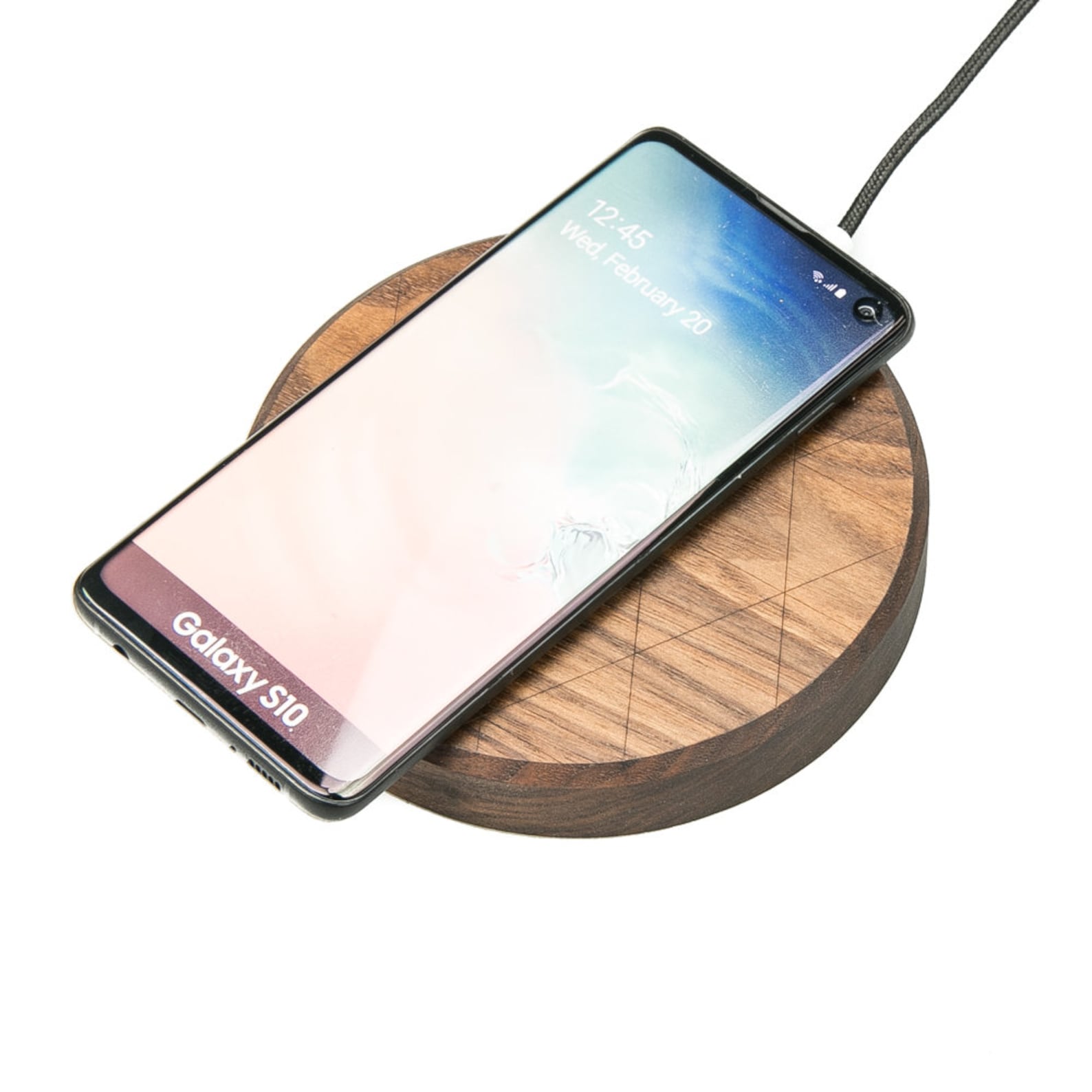 Wireless 15W Charger QI Circle Walnut for Iphone Samsung - Etsy