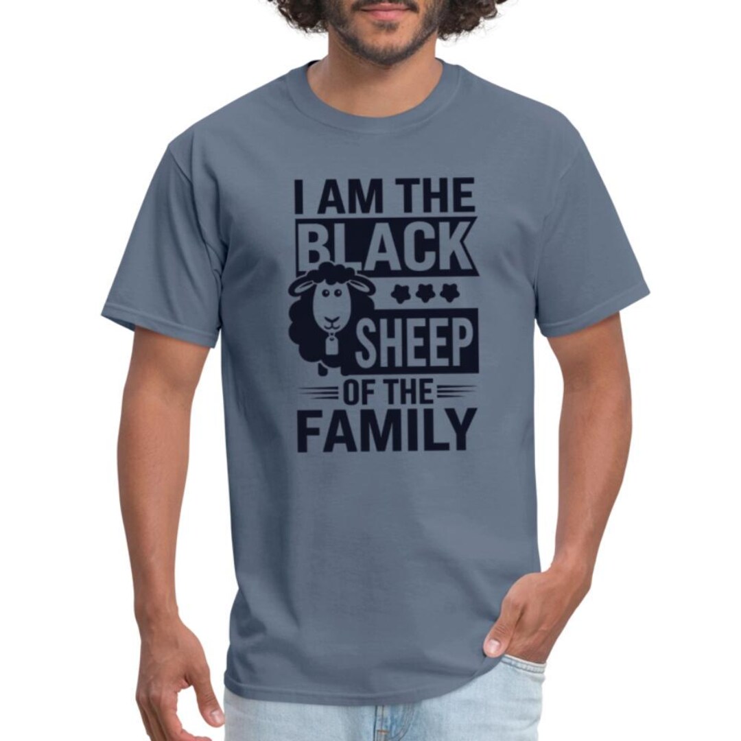 Black Sheep T-shirt – Funny Misfit Tee, Rebel Family Shirt, Stand Out ...