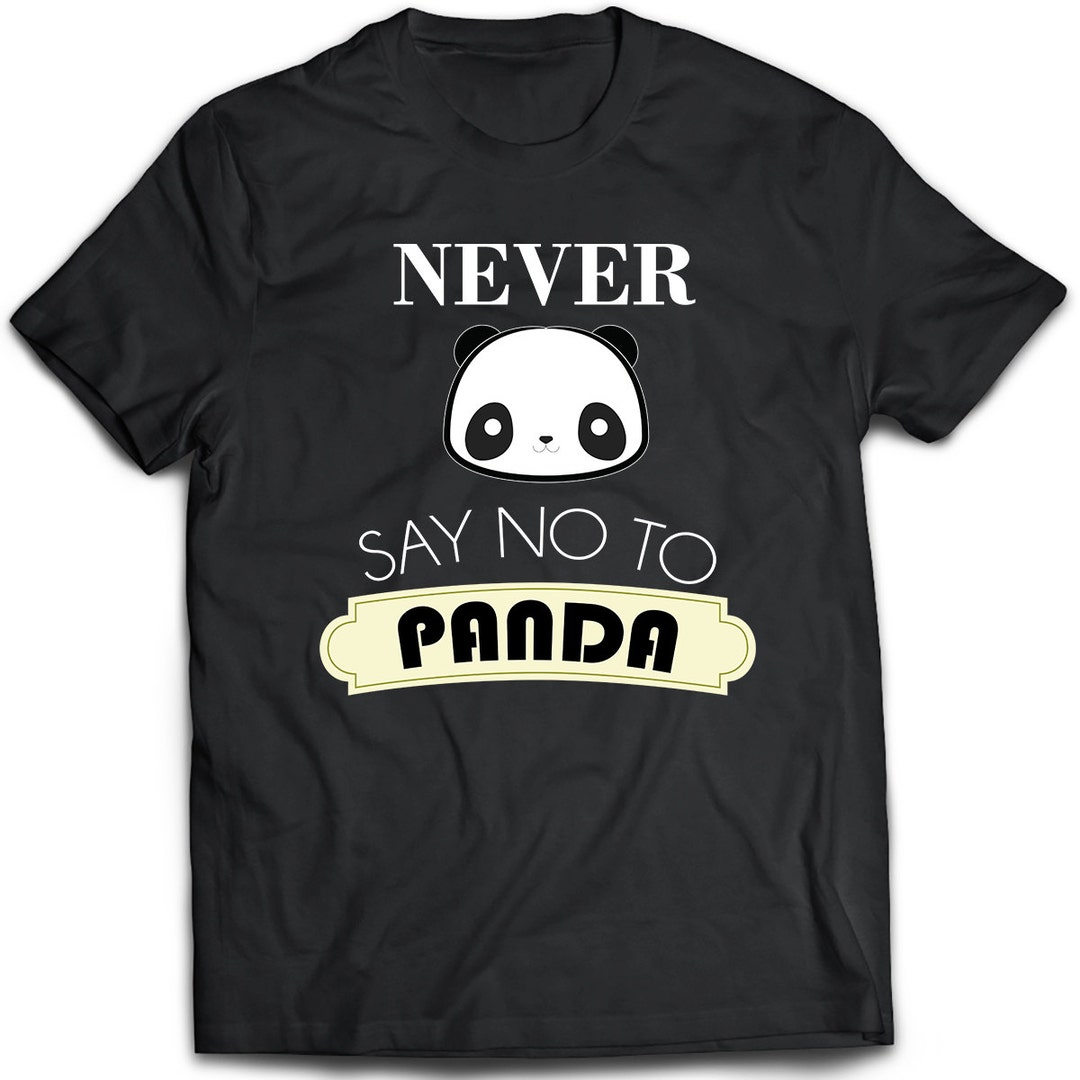 Panda Gifts, Panda Tshirt, Black Top, Panda Top, Panda Apparel, Short ...
