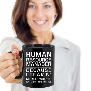 Human Resource Manager Mug 11 Oz. Human Resources Gift. Coworker Gift ...