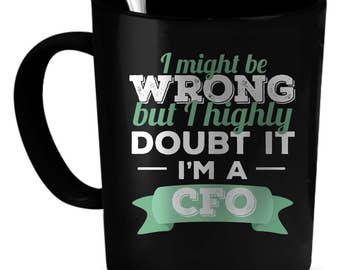 Chief Financial Officer Mug Chief Financial Officer Gift CFO | Etsy